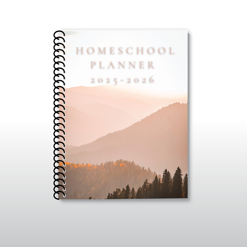 Homeschool Planner 2025-2026 - Blush Mountain