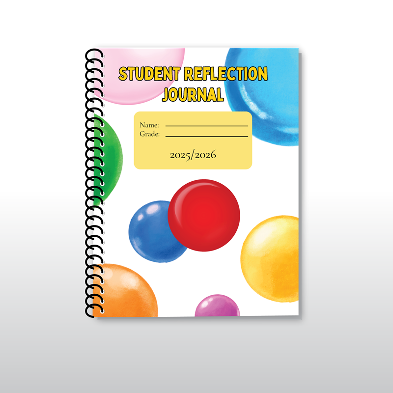 Student Reflection Journal 2025-2026 - Color Bubbles